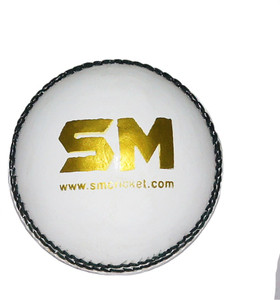 SM ALUM TANNED EXCLUSIVE EDITION CRICKET LEATHER BALL (PACK OF 1 PCS ...