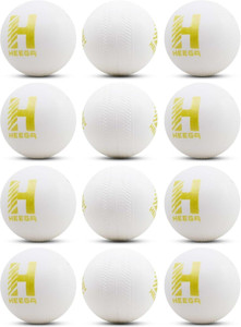 Heega 60 Grams Plastic ball White Non Toxic Cricket Training Ball - Buy ...