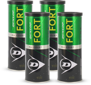 DUNLOP Fort All Court 1 Can (3 Balls/Can) Tennis Ball - Buy DUNLOP Fort ...