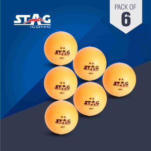 Stag iconic High Performance 2 Star | Advanced 40+mm Table Tennis Ball ...