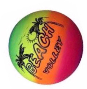 Weber Rubber Moulded Beach Ball Crazy Bounce / Multicolor , 1 Ball ...