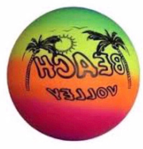 Weber Rubber Moulded Beach Ball / Multicolor Ball , 1 Ball Pack ,yy81 ...