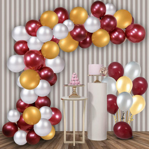 Flipkart.com | Party Propz Solid Maroon Balloons for Decoration ...