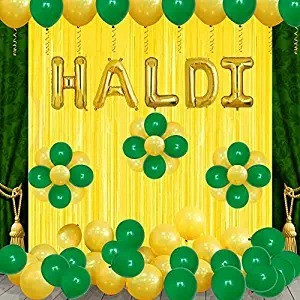 Flipkart.com | krido Solid Haldi Ceremony Balloons Decoration - Set of ...
