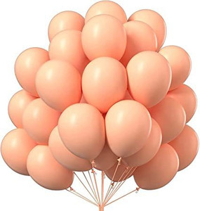 Flipkart.com | ANVRITI Solid Solid Pastel Colored Balloons Pastel Peach ...