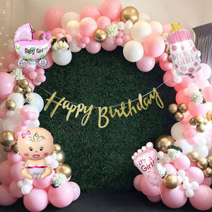 Flipkart.com | BUC Solid Happy Birthday Decoration Full Set Kit, Pack ...