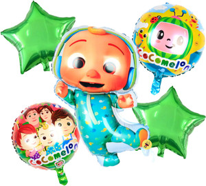 Flipkart.com | Atpata Funky Printed Cocomelon Theme Foil Balloons for ...