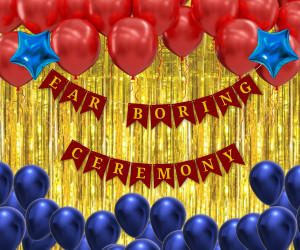 Flipkart.com | Almoda Creations Solid Ear Boring Ceremony Paper Banner ...