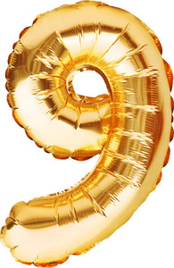 Flipkart.com | Tejal Trader Solid Birthday Numbers Solid Golden '9 ...