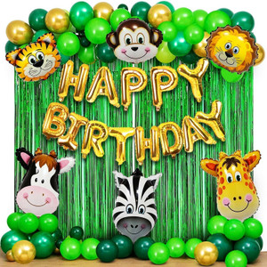 Flipkart.com | ARV Solid Animal Theme Birthday Party Decorations ...
