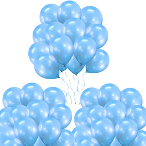 Flipkart.com | Dul Dul Solid Light Blue metallic Balloons 30 Pcs ...