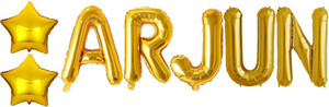 Flipkart.com | Shilpveda Solid ARJUN Name Letters foil Balloon names ...