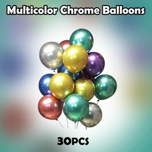 Flipkart.com | Party Propz Solid Multicolor Chrome Balloons Combo ...