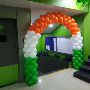 Flipkart.com | gorgeous moment Solid Metallic Tricolor Balloon India ...