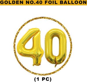 Flipkart.com | Guddan Solid GD-2024-Golden-Helium-40 Balloon - Balloon