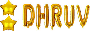 Flipkart.com | Shilpveda Solid DHRUV Name Letters foil Balloon names ...