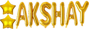 Flipkart.com | Shilpveda Solid AKSHAY Name Letters foil Balloon names ...