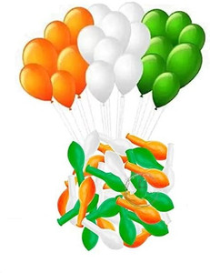 Flipkart.com | Millionminds Solid Solid Tri Color Indian Flag Metallic ...