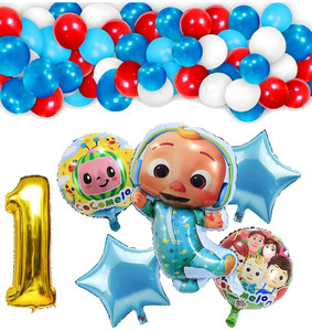 Flipkart.com | Giftzadda Printed 1ST COCOMELON CARTOON THEME FOIL ...