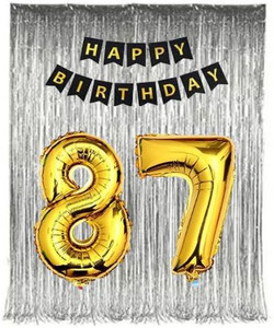 Flipkart.com | METROL Solid Number 97 Happy Birthday Banner with Fringe ...
