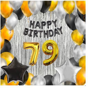 Flipkart.com | METROL Solid Number 79 Happy Birthday Banner with ...