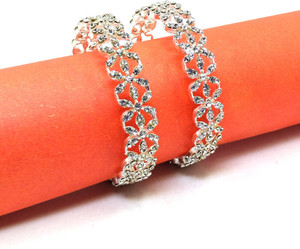 Zohan Plastic Cubic Zirconia Kada Price in India - Buy Zohan Plastic ...