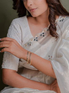 Zeraki Jewels Brass Gold-plated Bangle Set Price in India - Buy Zeraki ...