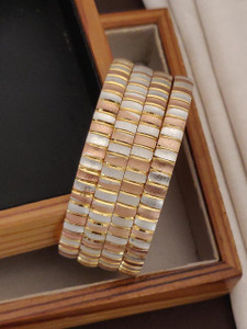 DIMKI Brass Gold-plated Bangle Set Price in India - Buy DIMKI Brass ...