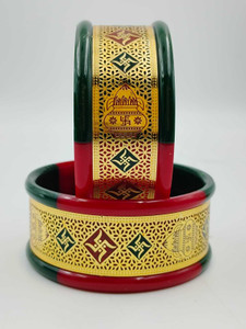 Primectrla Fab Plastic Diamond Gold-plated Bangle Set Price in India ...
