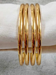 DIMKI Brass Gold-plated Bangle Set Price in India - Buy DIMKI Brass ...