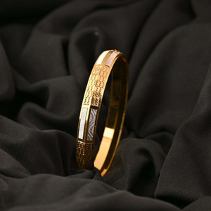 THE MENSA Stainless Steel Gold-plated Kada Price in India - Buy THE ...