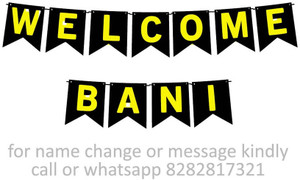 Midas Kraft Welcome Bani M Banner K. Banner Price in India - Buy Midas ...