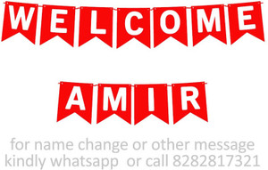 Midas Craft Welcome Amir M Banner 10. Banner Price in India - Buy Midas ...