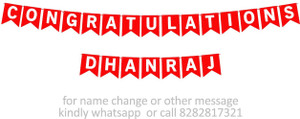 Midas Kraft Congratulations Dhanraj M Banner 0H. Banner Price in India ...