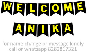 Midas Craft Welcome Anika M Banner 10. Banner Price in India - Buy ...