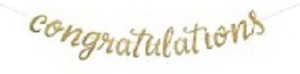 CROTUS Congratulation s Banner for Wedding, Anniversary, Party ...