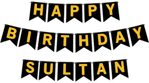 Midas Craft Happy Birthday Sultan M Banner 02. Banner Price in India ...