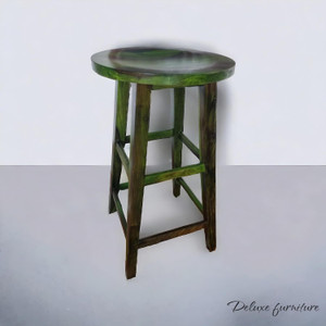 Deluxe furniture Harrington Sheesham ( Rosewood ) Solid Wood Bar Stool ...