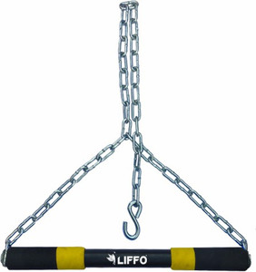 Liffo Height Increase Steel Pull Up Bar Hanging Rod Home/Gym Use for ...