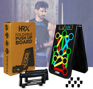 HRX 10in1Portable PushUp Board with Strong Grip Handle for Chest Home ...