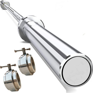 YMD 4 Feet Olympic Barbell Bearing Rod 50mm Outer Dia with Screw Type ...