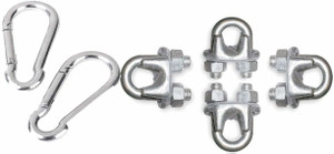 GymShark 2 Snap Lock with 4 U Lock Gym Wire Locks Multi-training Bar ...