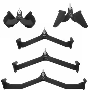 Black Mountain Imported Upgraded LAT Pull Down Handle for Cable Machine ...