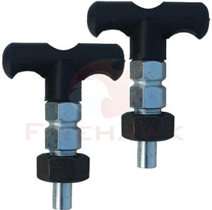 Firehawk T-Shape Spring Capture Lock for Gym Machines, 1-Inch with 10mm ...