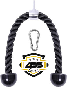 ABSSports Biceps Triceps Rope With Snap Hook Triceps Bar for Fitness ...
