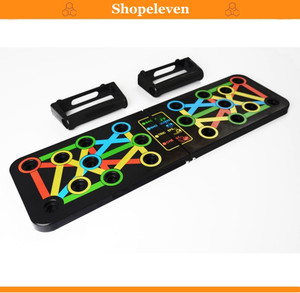 Shopeleven Portable Push Up Board System, 14-in-1 Body Building ...