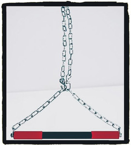 KASO Heavy Steel Hanging Rod With Chain, Chin-up Bar for Men & Women ...