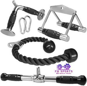 FW Sports Premium Combo For Muscles targeting Tri Bar , Tri Rope ...