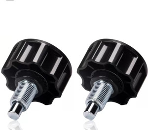 Dinetic 2 Pcs Universal Pop Pin Knob Screw Replacement Parts for Gym ...