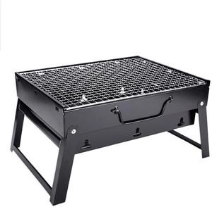 myfizi Tabletop Coal BBQ Griller, Perfect for Camping with Foldable ...